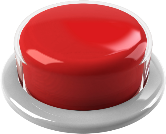 Big Red Button To Do - Big Red Button Png (596x473), Png Download