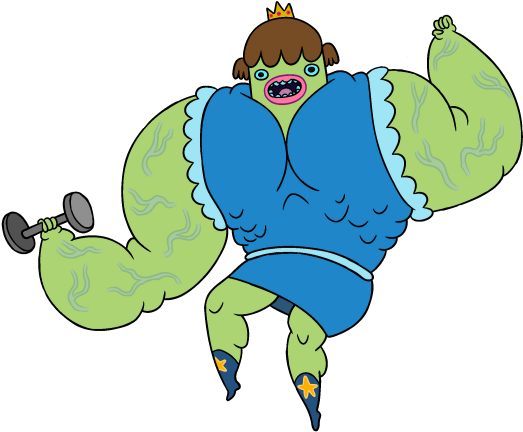 Muscle - Adventure Time Bug Character (547x450), Png Download