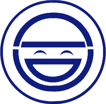 Download Laughing Man Custom Logo - Black C | Transparent PNG Download ...