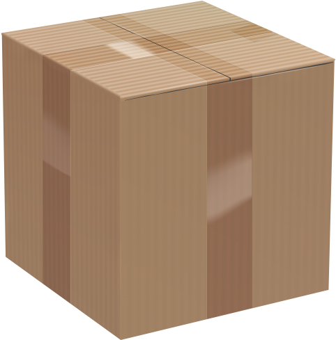 Cardboard Box Clip Art Png Image - Cardboard Box Clipart Transparent ...