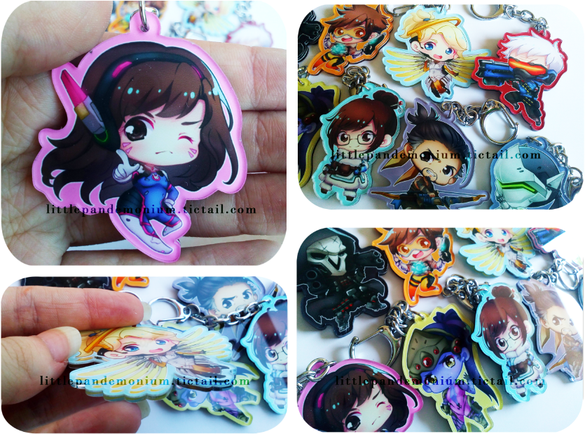 Little Pandemonium - Overwatch Logo Keychain (870x658), Png Download