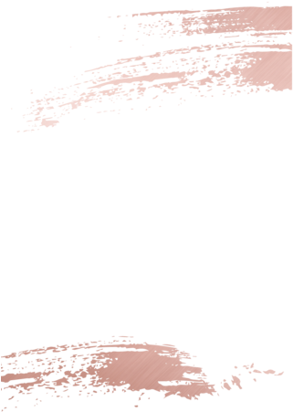 Download Brushstroke Table Number - Rose Gold Brush Stroke Png ...