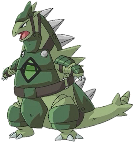 Download Green Army Tyranitar - Pokemon Tyranitar | Transparent PNG ...