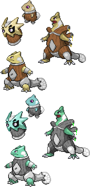 Delta Tar - Pokemon Insurgence Delta Tyranitar (300x600), Png Download