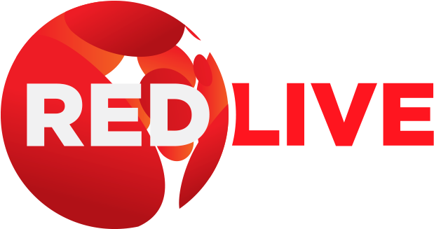 Red Live Colour - Red Live (635x338), Png Download