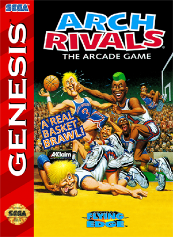 Arch Rivals - Genesis Game (800x800), Png Download