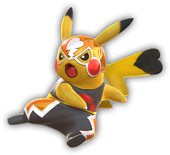 Support Pokémon - Pikachu Libre Art (850x850), Png Download