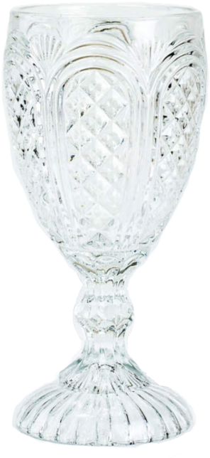 Carousel Clear Goblet 11 Oz - Laboratory (1080x1080), Png Download