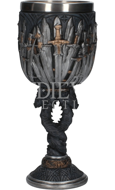Dragon Swords Goblet - Dark Medieval Goblet (765x765), Png Download
