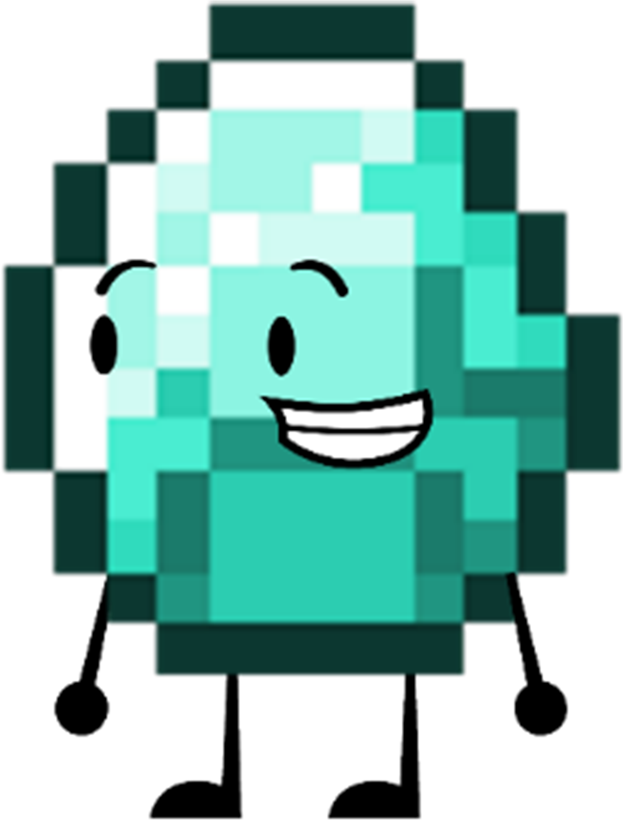 Minecraft Diamond (1239x1617), Png Download