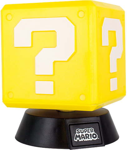 Download Super Mario Question Mark Light - Mario Series | Transparent ...