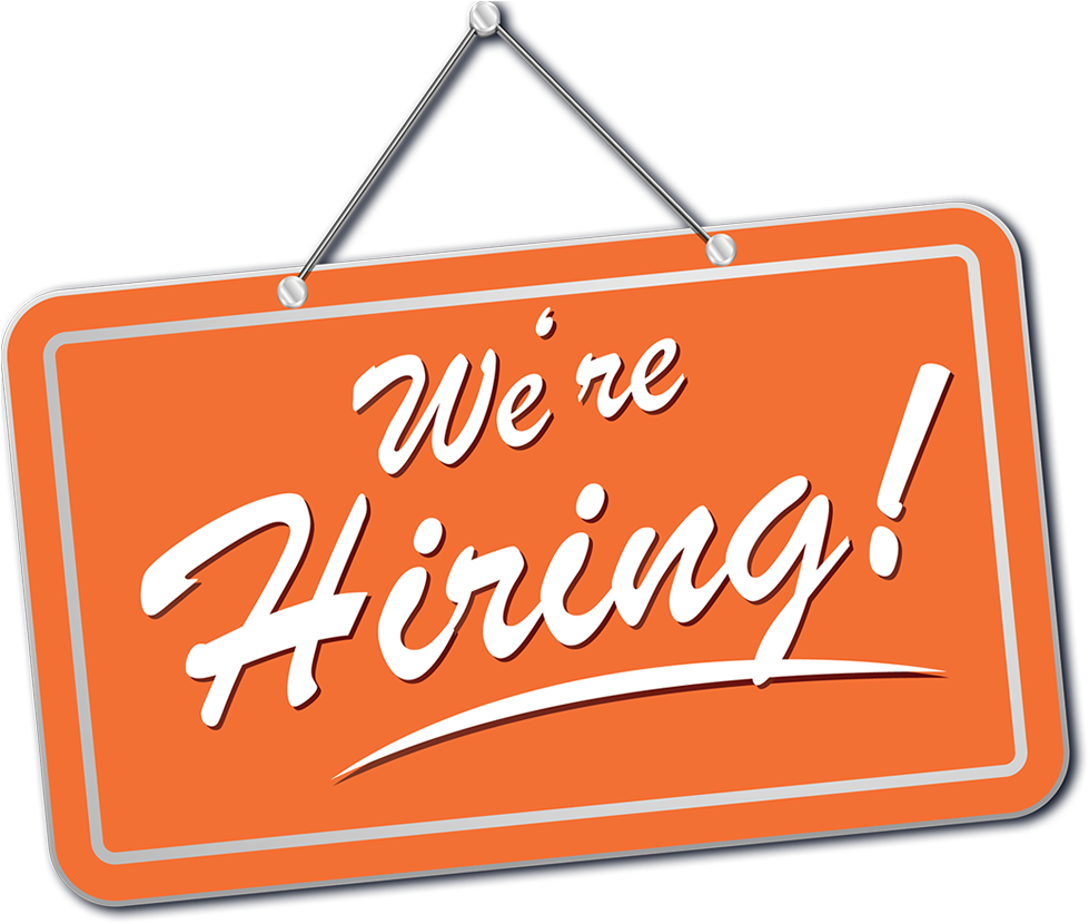 We're Hiring Sign - We Re Hiring Sign (1000x1000), Png Download