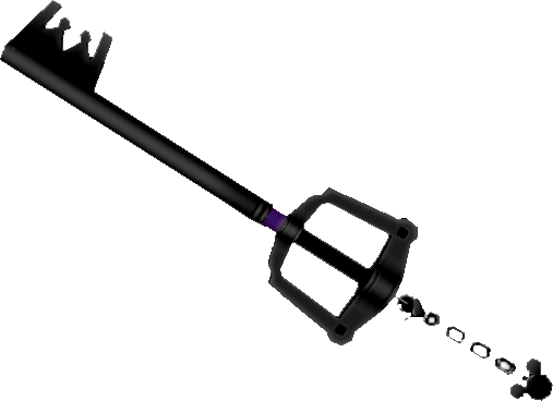 Download Vector Hearts Key - Kingdom Hearts Black Keyblade ...