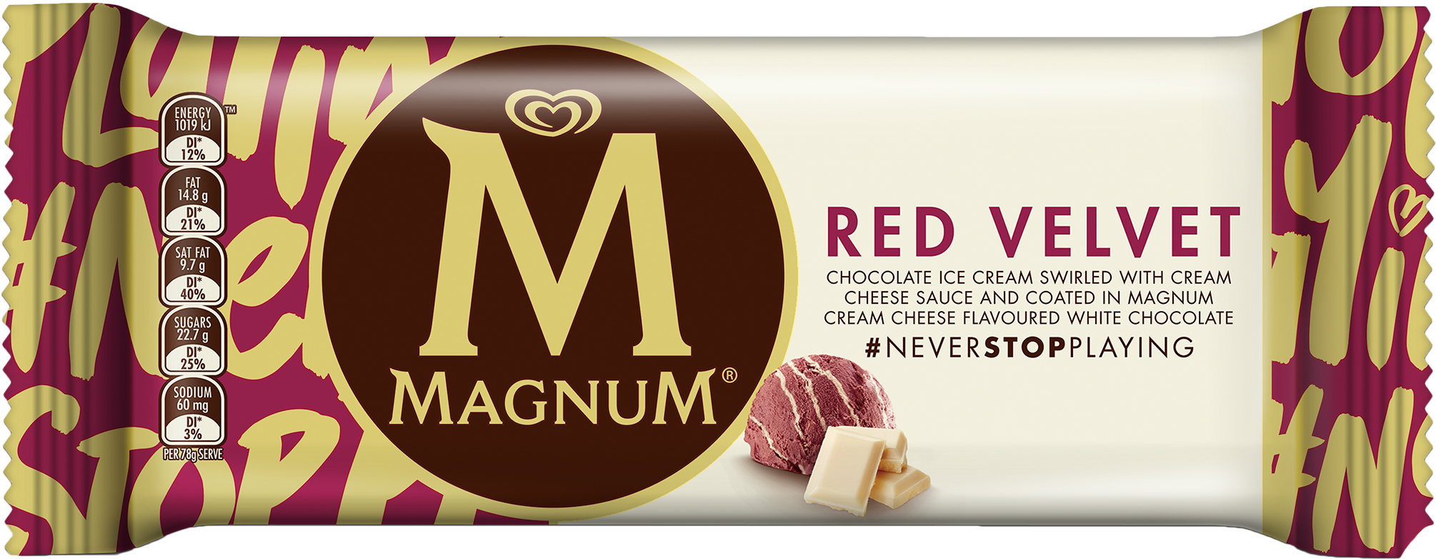 Magnum Red Velvet - Magnum (2365x2365), Png Download