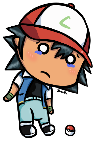 Banner Library Stock Ash Ketchum By Skroalla On Deviantart - Chibi Ash ...