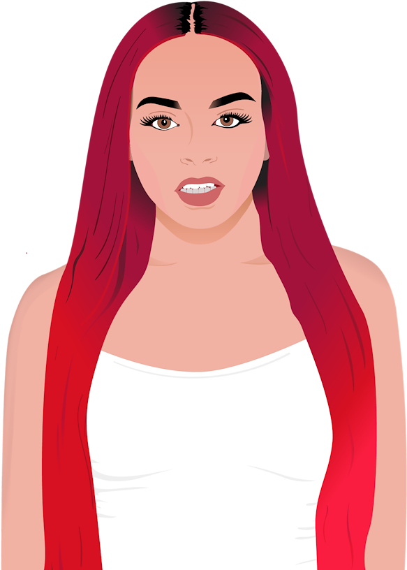 Download Chance The Rapper Illustration - Girl | Transparent PNG ...