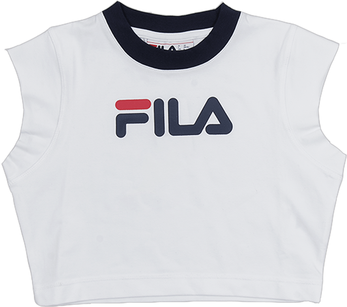 Pia Archive Crop Top White - Fila (2000x2000), Png Download