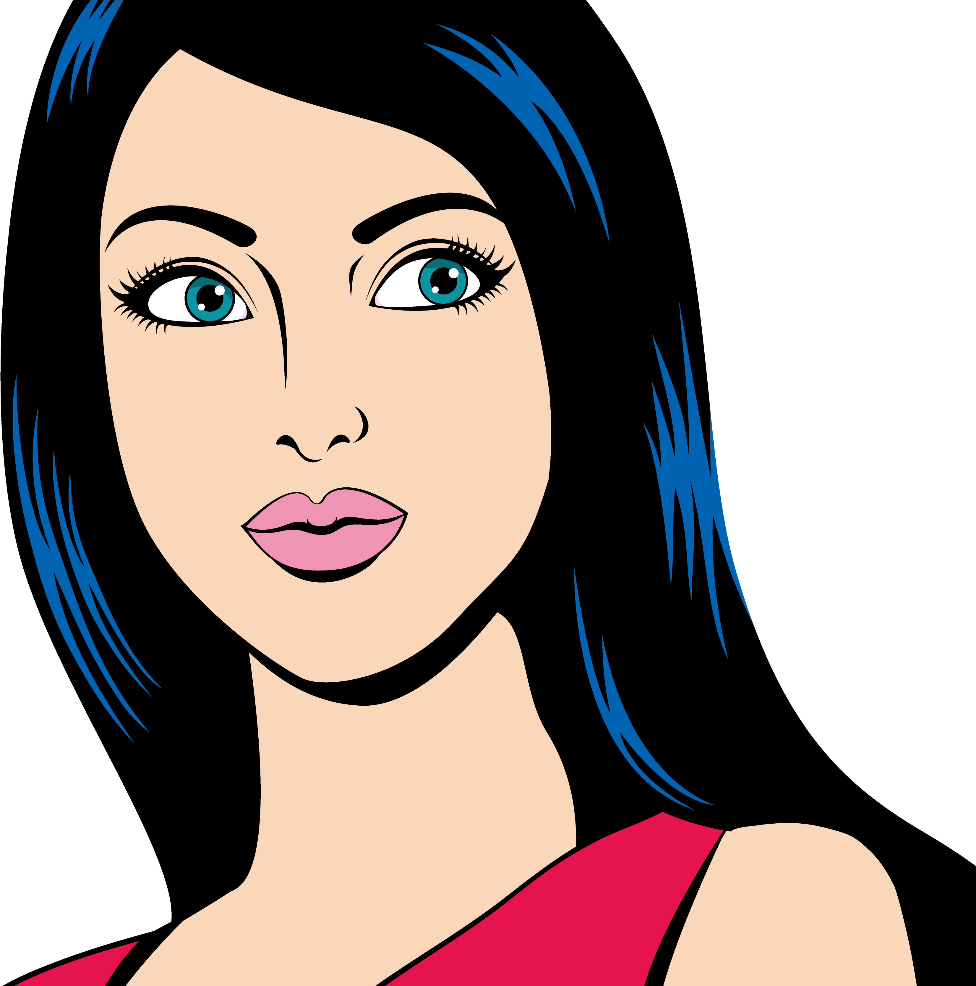 Download Pop Art Comics Female Comic Book - Female Comic Book Face ...