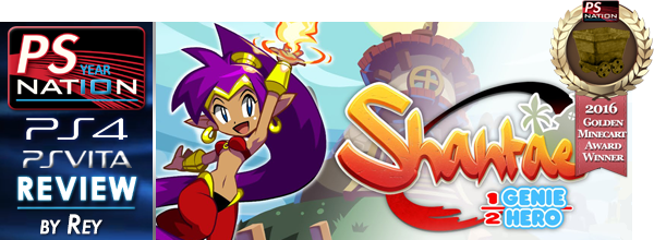 2016 Golden Minecart Awards - Shantae: Half-genie Hero (600x220), Png ...