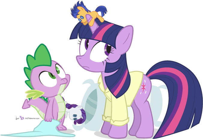 Rarity Spike Twilight Sparkle Pony Pinkie Pie Fluttershy - Mlp Flash ...