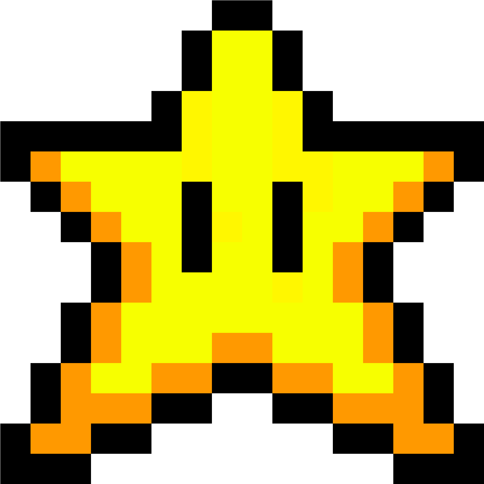 Download Pixel Star Png Vector Transparent Download - Super Mario Star ...