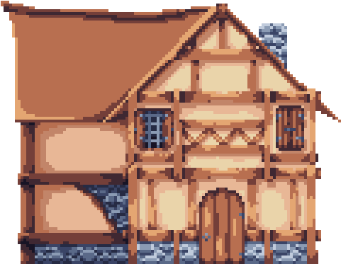 Medieval House By Stealthix Pixel Games, Medieval Houses, - Pixel Art ...