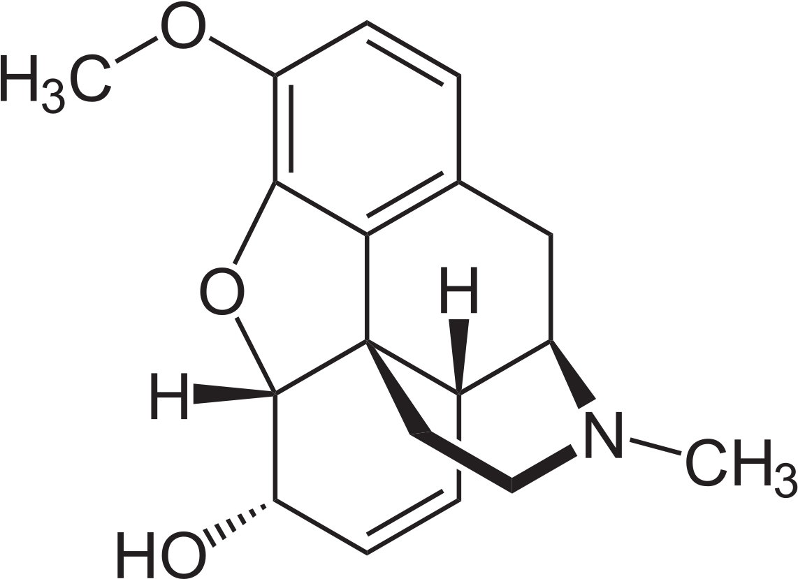 Codeine Structure (1200x870), Png Download