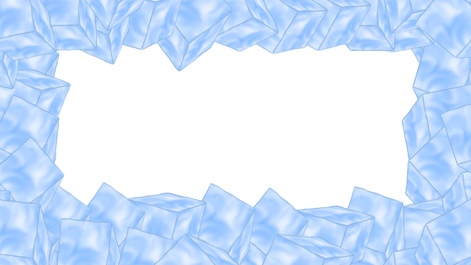 Ice Border Png - Symmetry (685x385), Png Download