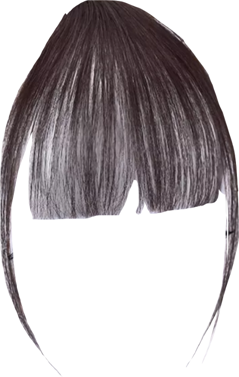 Hair Fringe Png Clipart Black And White - Transparent Hair Bangs Png ...