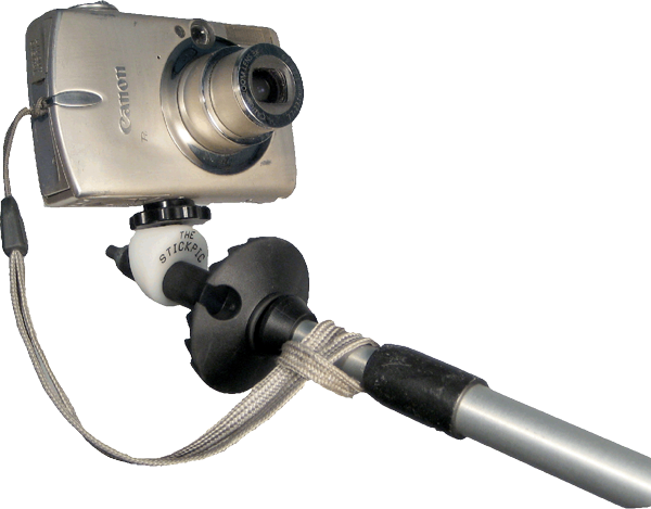Stickpic Shown Mounted On A Trekking Pole With A Digital - Trekking ...