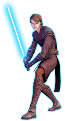 Anakin Skywalker - Star Wars The Clone Wars Anakin Png (300x400), Png ...