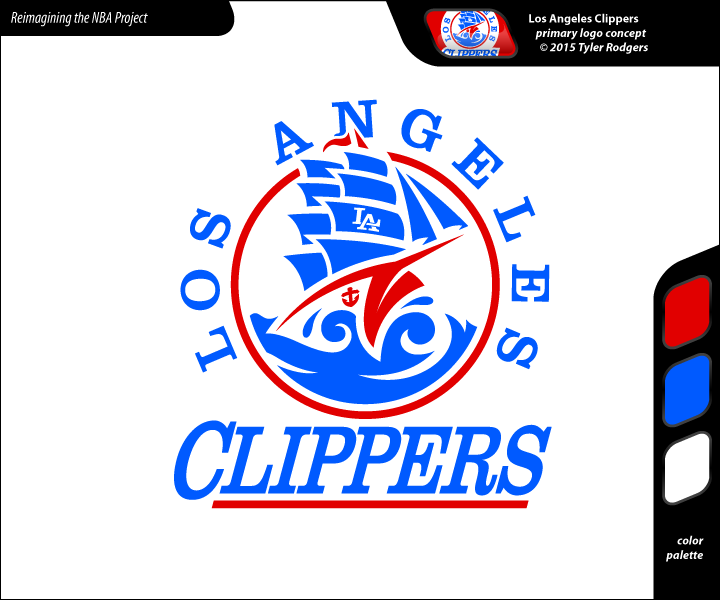 Ivlq8dz - Los Angeles Clippers Logo Alternate (720x600), Png Download