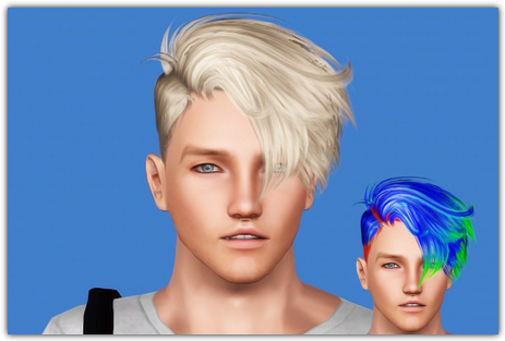 Justin Bieber Hair Male & Female - Sims 3 Hair Male (540x312), Png Download