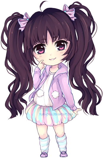 Download Qixe1bu - Kawaii Anime Chibi Png | Transparent PNG Download ...