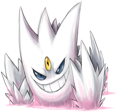 Mega Gengar - Shiny Mega Gengar Png (380x380), Png Download