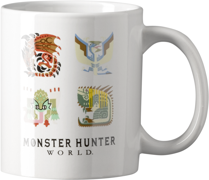 Monster Hunter World - Official Monster Hunter Monsters Steel Mug See ...