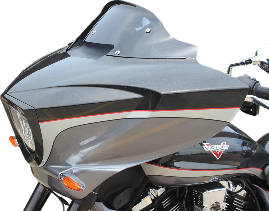 Flare Windshield - Victory Magnum Windshield (540x425), Png Download