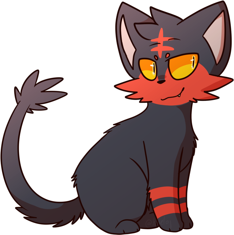 Download Litten Is Lit Images Litten Hd Wallpaper And Background ...