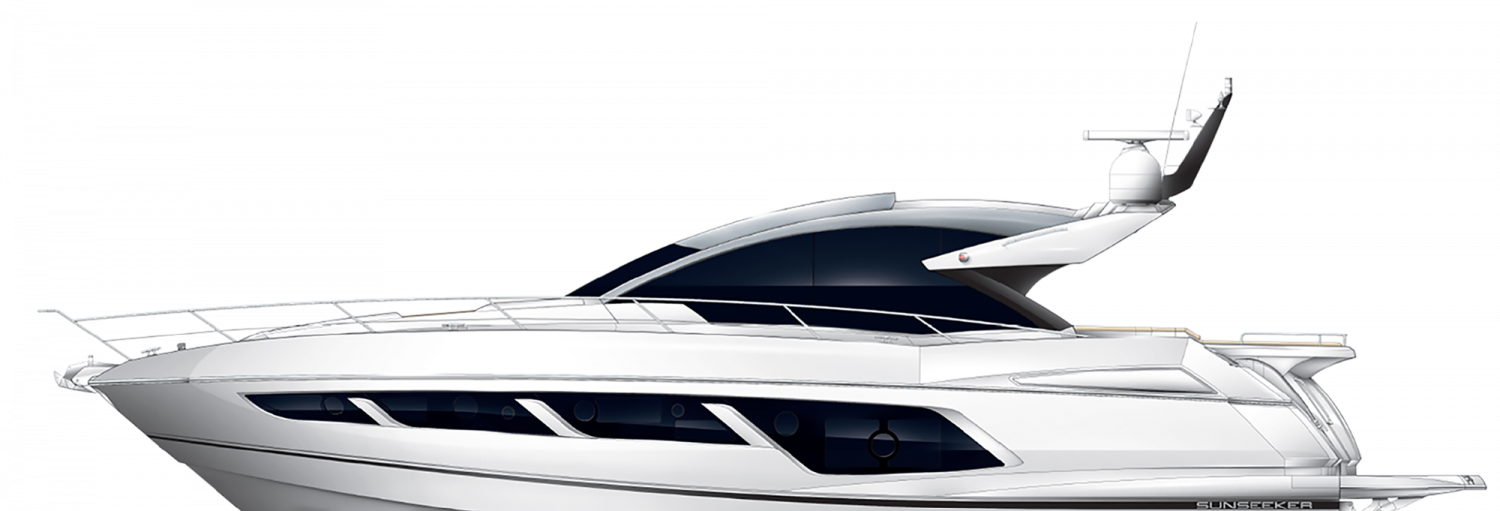Download Side Profile - Predator - Sunseeker Predator 57 Mkii ...