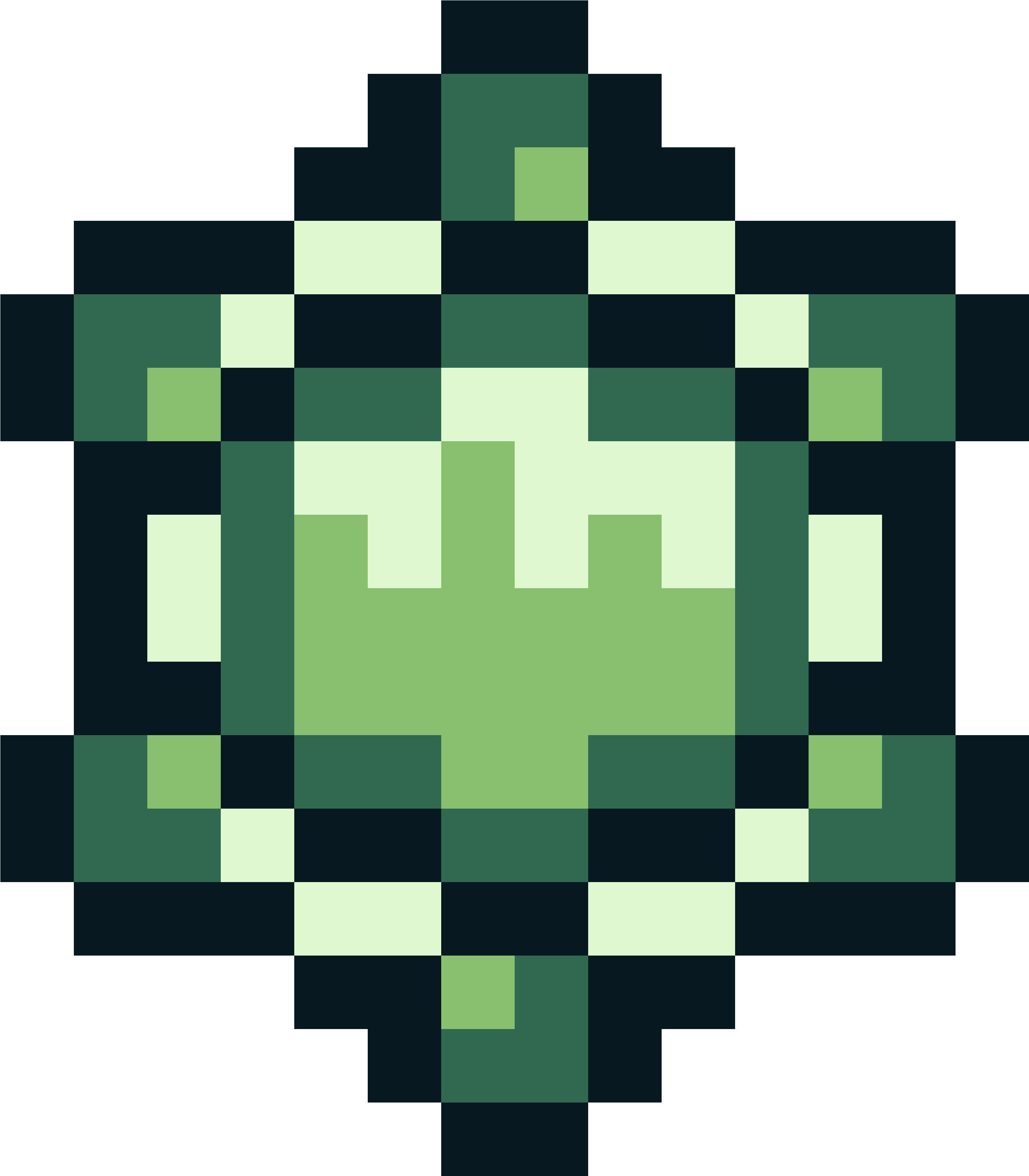 Iceberg Badge - Pixel Art (3600x3800), Png Download