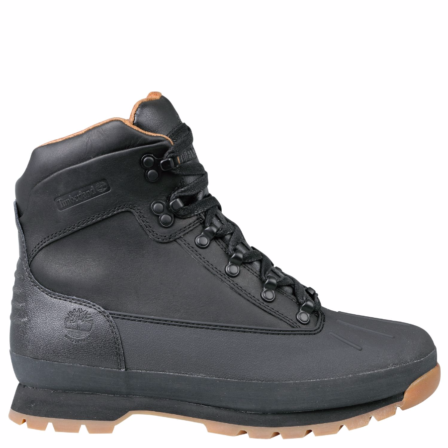 Timberland Men's Shell-toe Waterproof Black Euro Hiker - Timberland ...