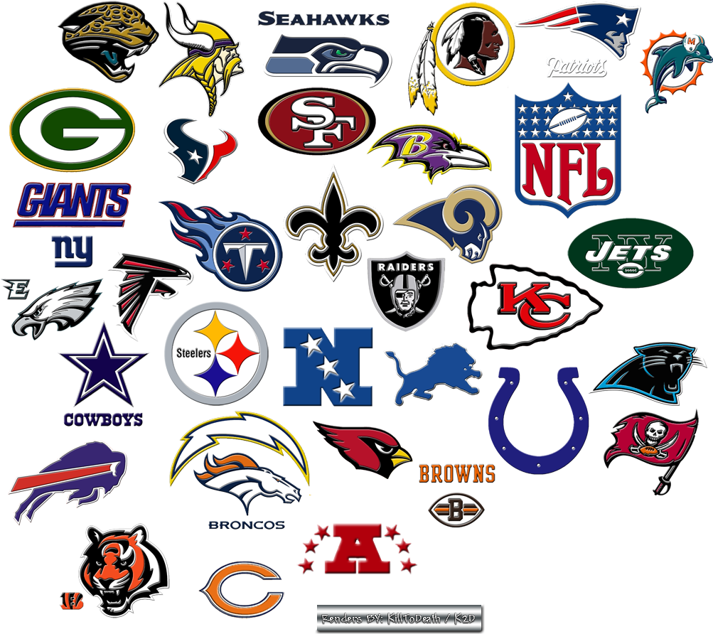 Nfl Football Clipart - Sport Team Football Logo (1020x900), Png Download