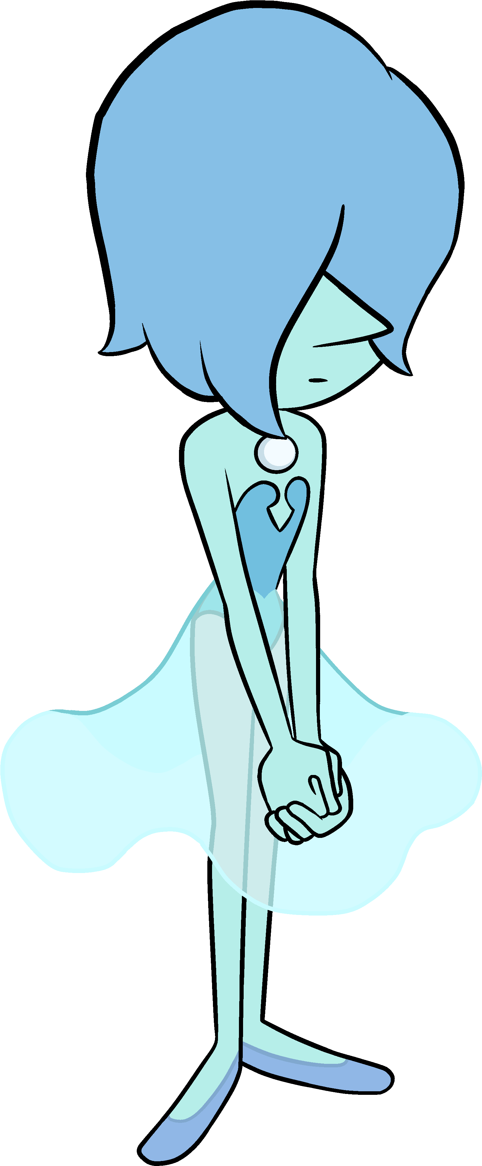 Blue Pearl Bydavi - Steven Universe Blue Pearl (1992x4300), Png Download