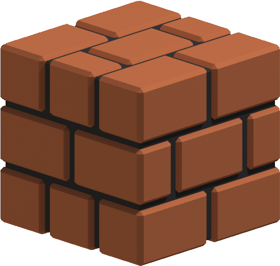 Download Brick Block 3d - Mario Bros Brick Png | Transparent PNG ...