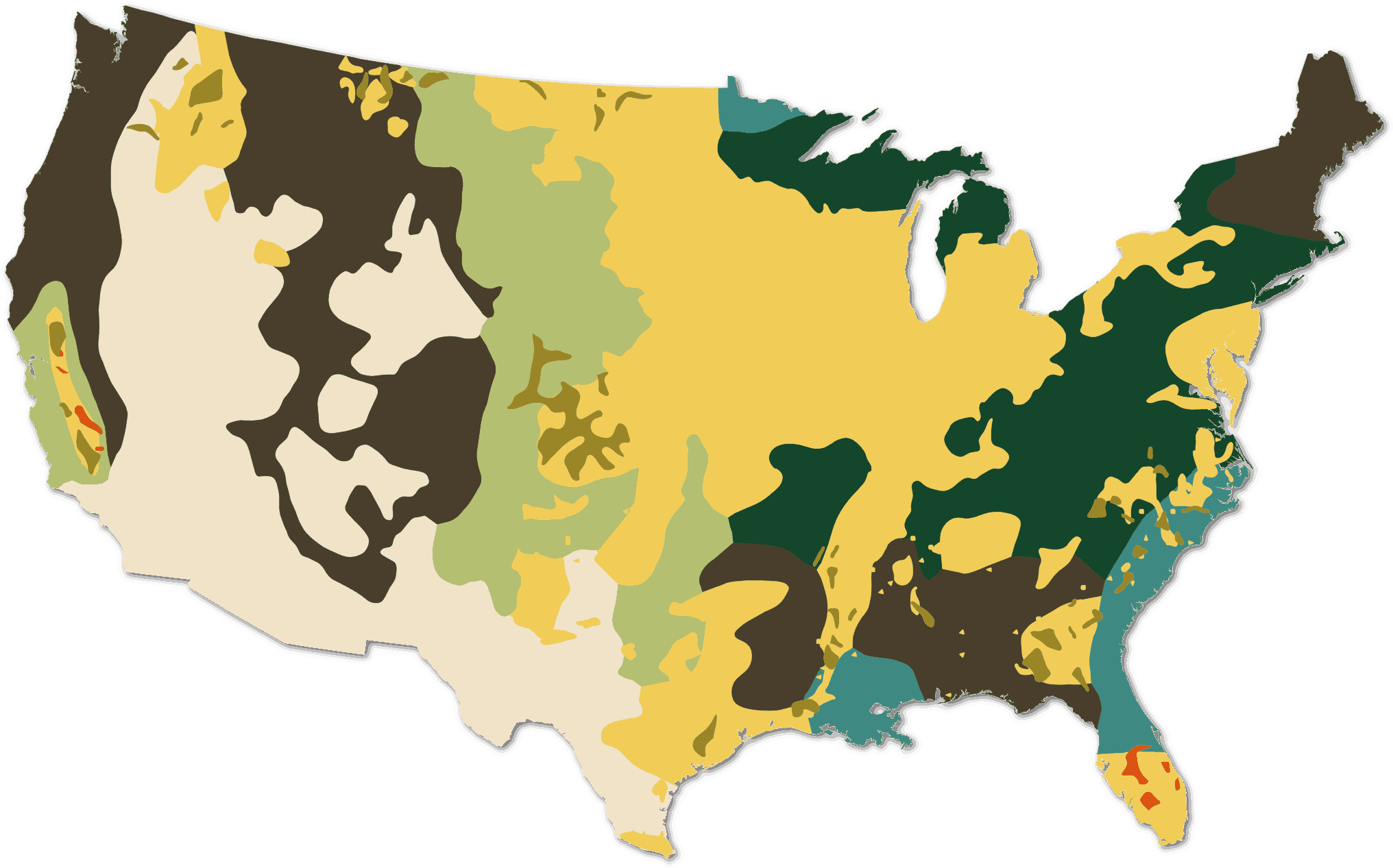 Cropscape Data Layer National Processed And Smoothed - United States ...