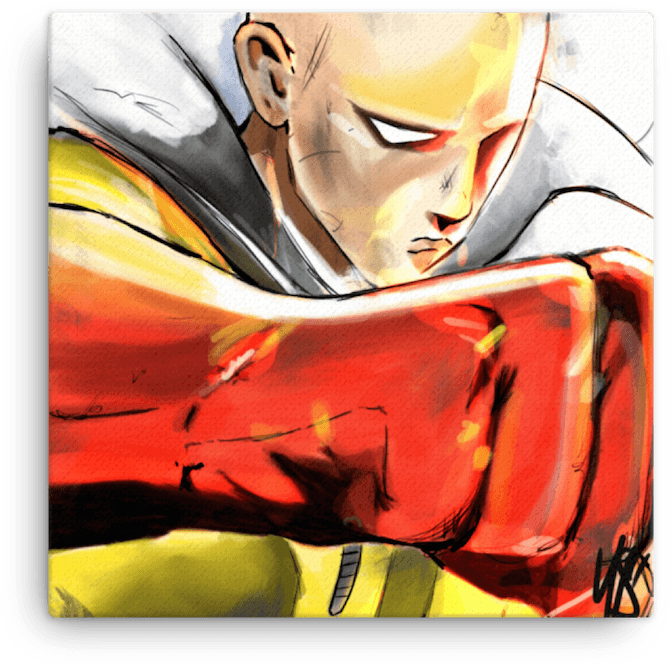 Download Image Of Saitama "one Punch Man" Canvas - Saitama ...