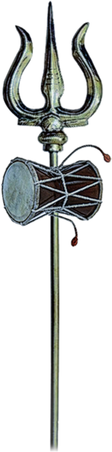 Damru Trishul Png - Picsart Transparent Background Png (383x1020), Png ...