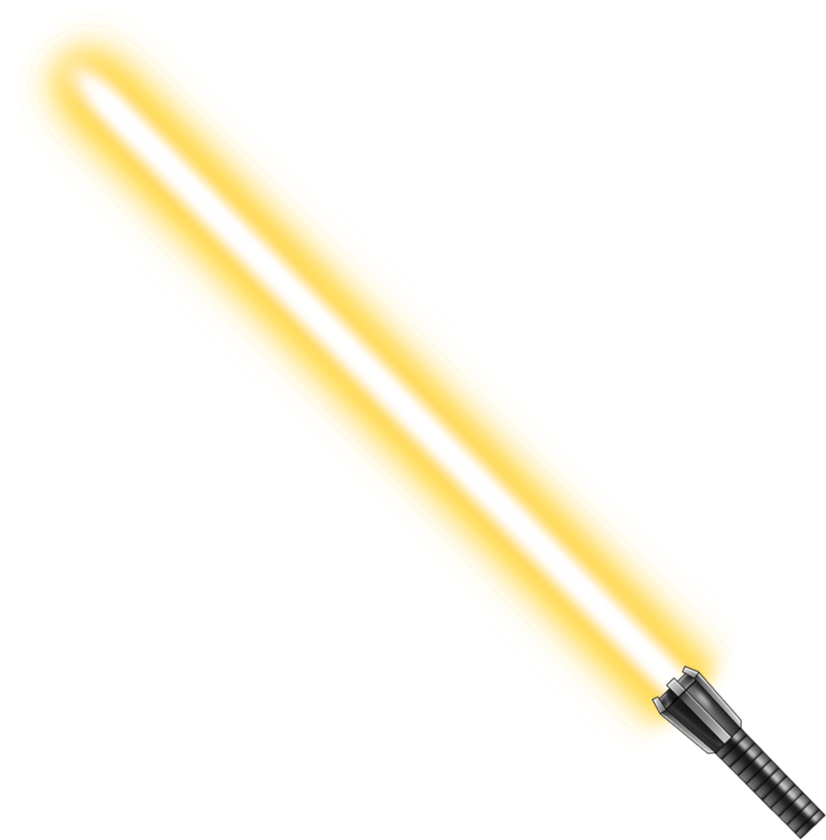 Yellow Lightsaber Png Stock - Star Wars Yellow Lightsaber Png (883x904 ...