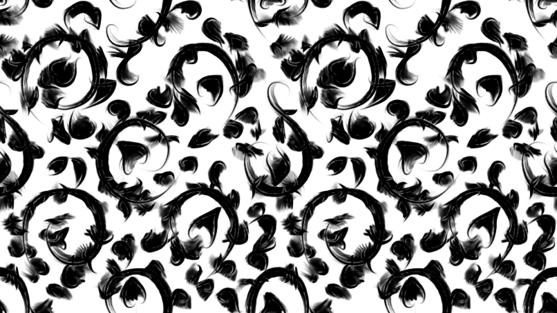 Download Transparent Lace Pattern - Black And White Transparent Pattern ...