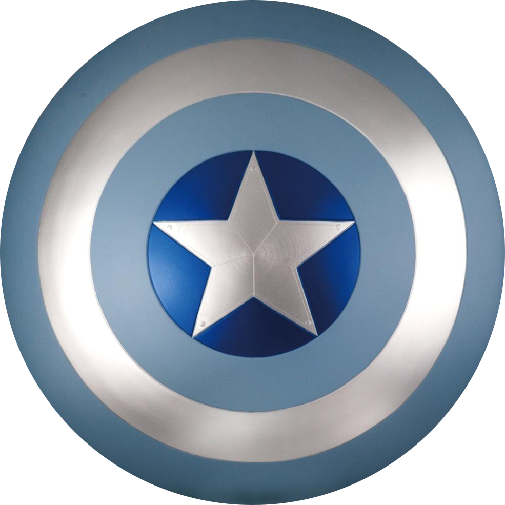 Download - Captain America Shield Blue (985x985), Png Download
